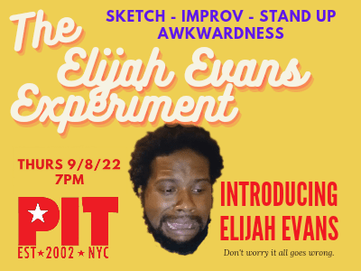 The Elijah Evans Experiment | Peoples Improv Theater